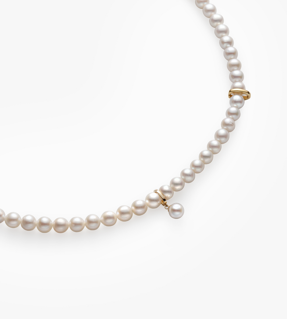 Elegant Pearl & 18K Gold Pendants – Timeless Jewelry by Gingiberi