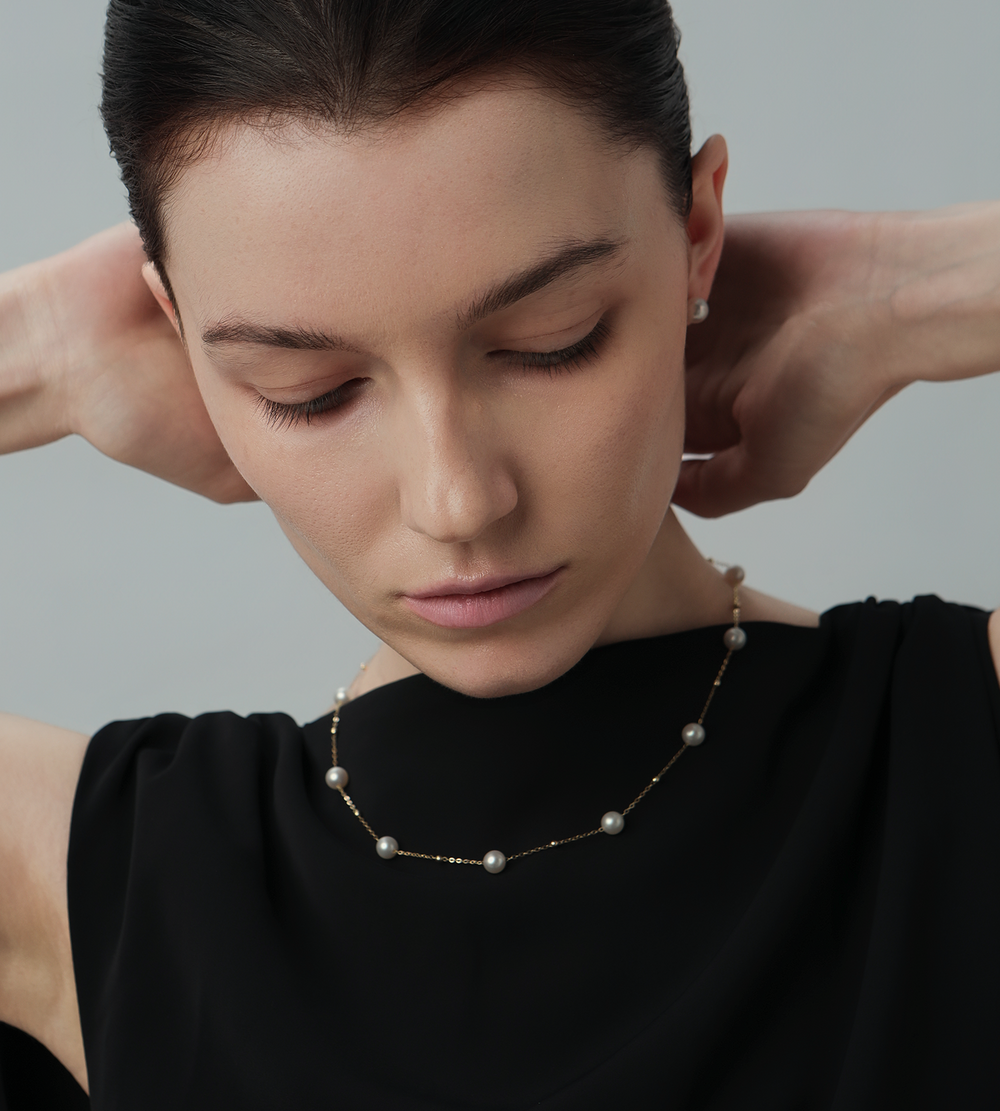 Luxury Pearl & 18k Gold Necklaces – Elegant & Timeless Designs | Gingiberi